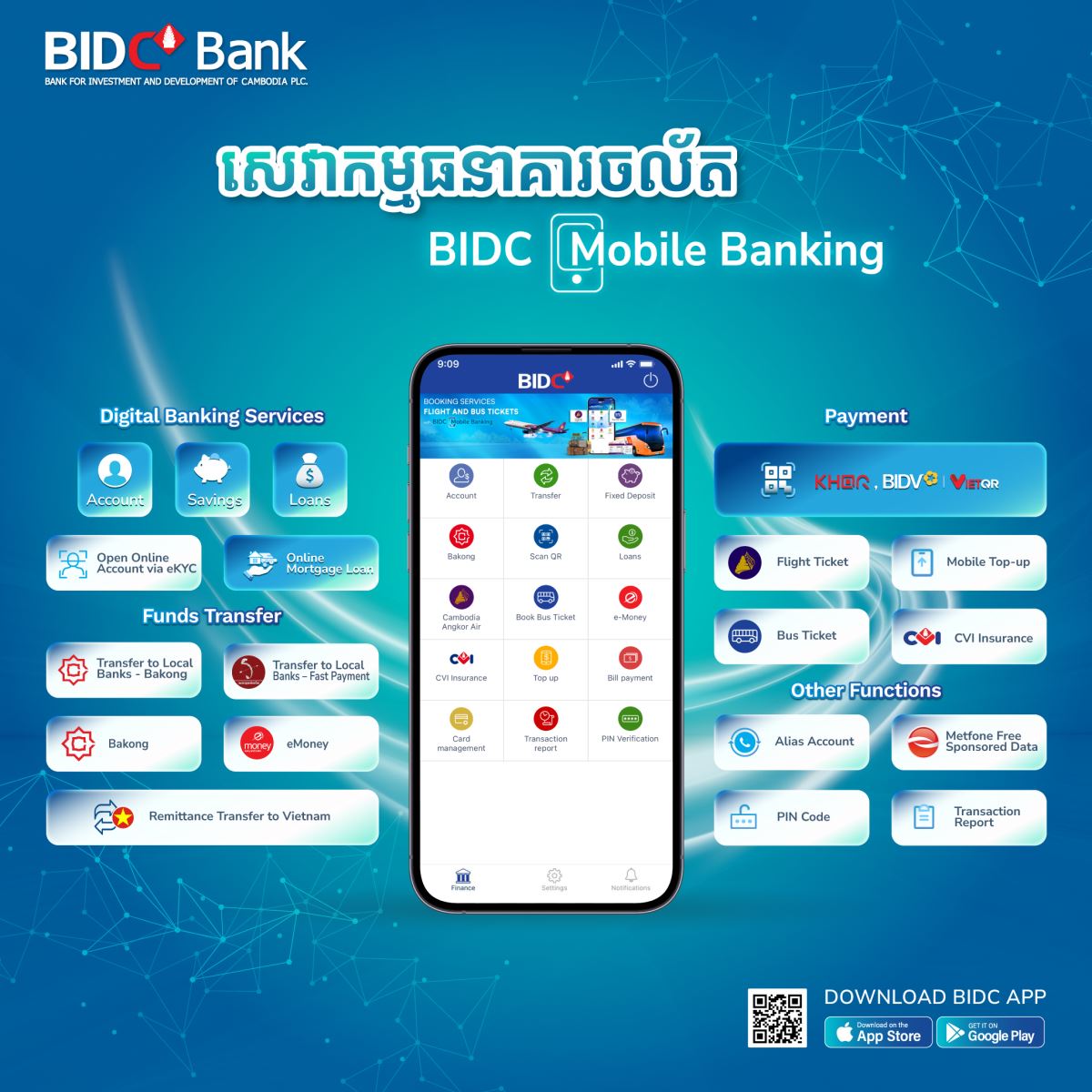 Mobile Banking | BIDC Bank Cambodia